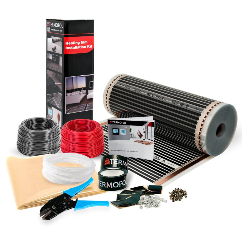 Infrared Heating film complete kit 180w/m² - Termofol UK